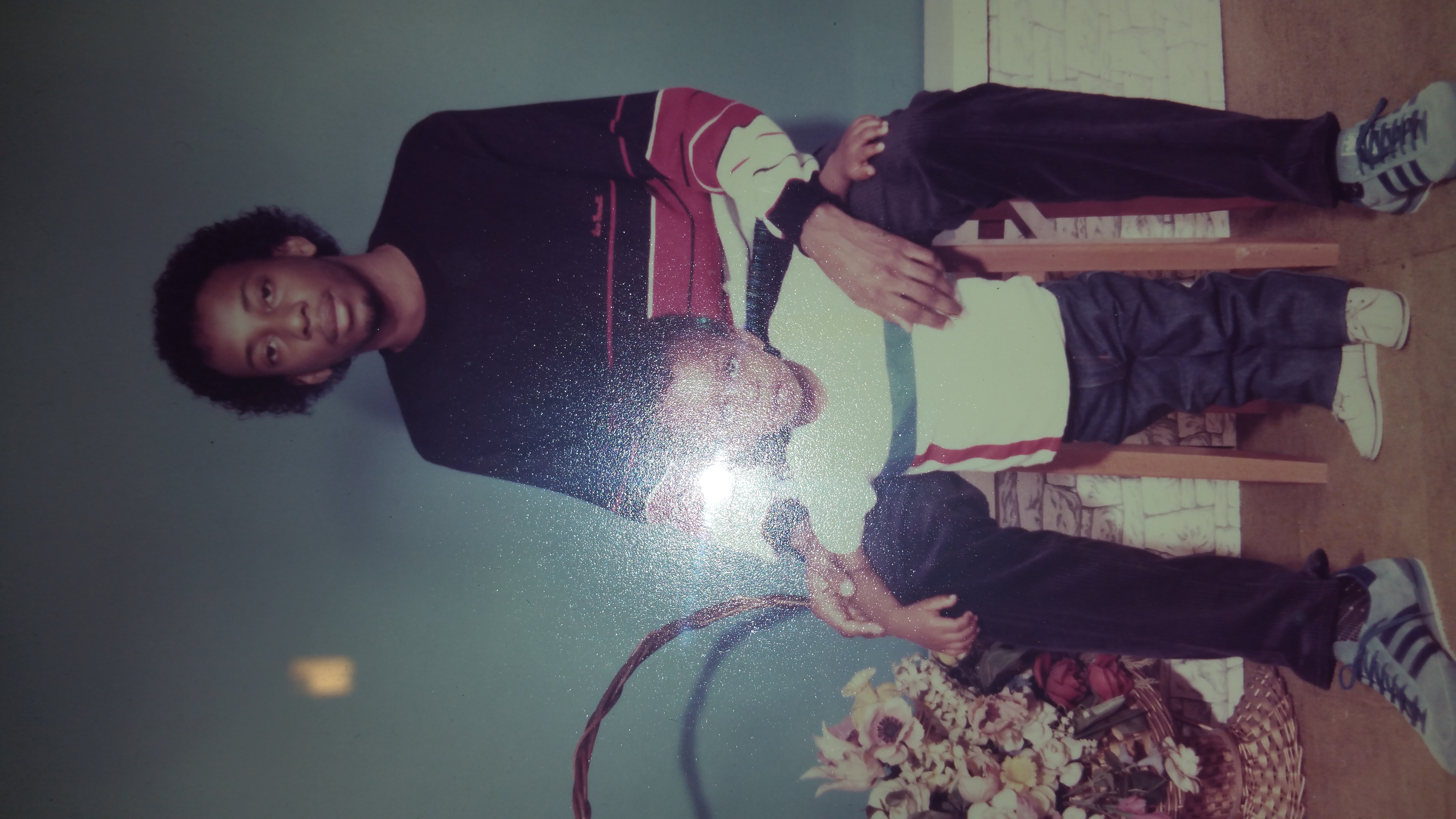 Basil With Son 1985 » Sickle Cell Society